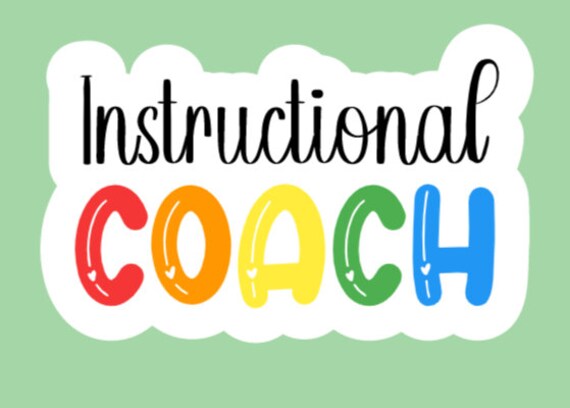 Instructional Coach Sticker School Staff Sticker Laptop - Etsy