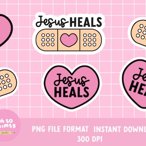 Cute Jesus Heals Clipart| Cute Band-aid Clipart |pastel Illustrations ...