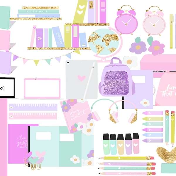 School Clipart - Etsy