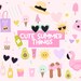 Cute Summer Items Clipart| Cute Clipart |pastel Illustrations| Summer ...