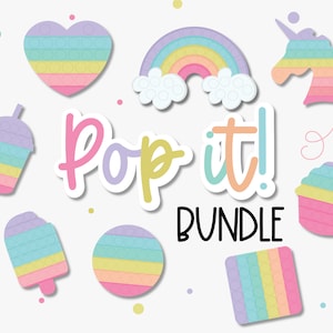 Pop It Fidget Toys Clipart - Sensory Toys Clipart Illustrations - PNG ...