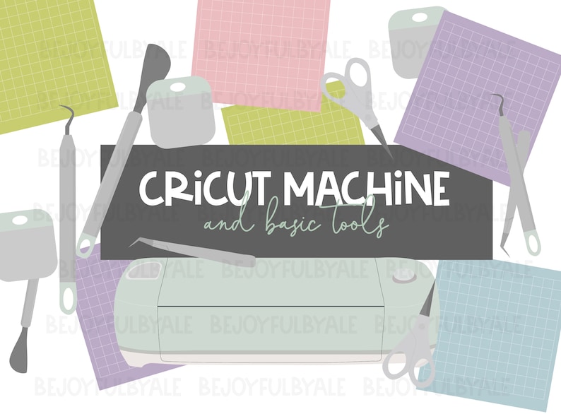 Cutting Machine Clipart PNG - Cricut Clipart - Crafting Clipart- Mint ...
