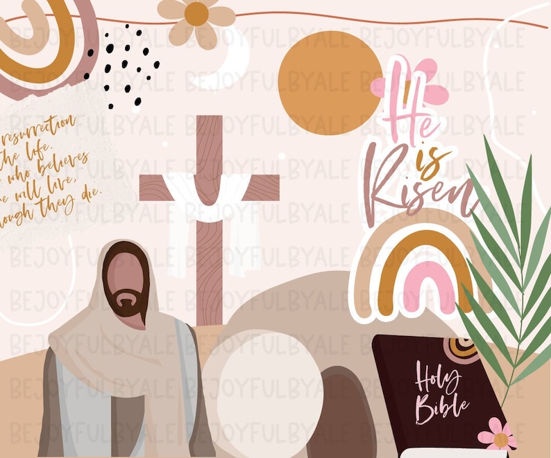 Christian Easter Clipart Jesus Clipart Bible Clipart he - Etsy
