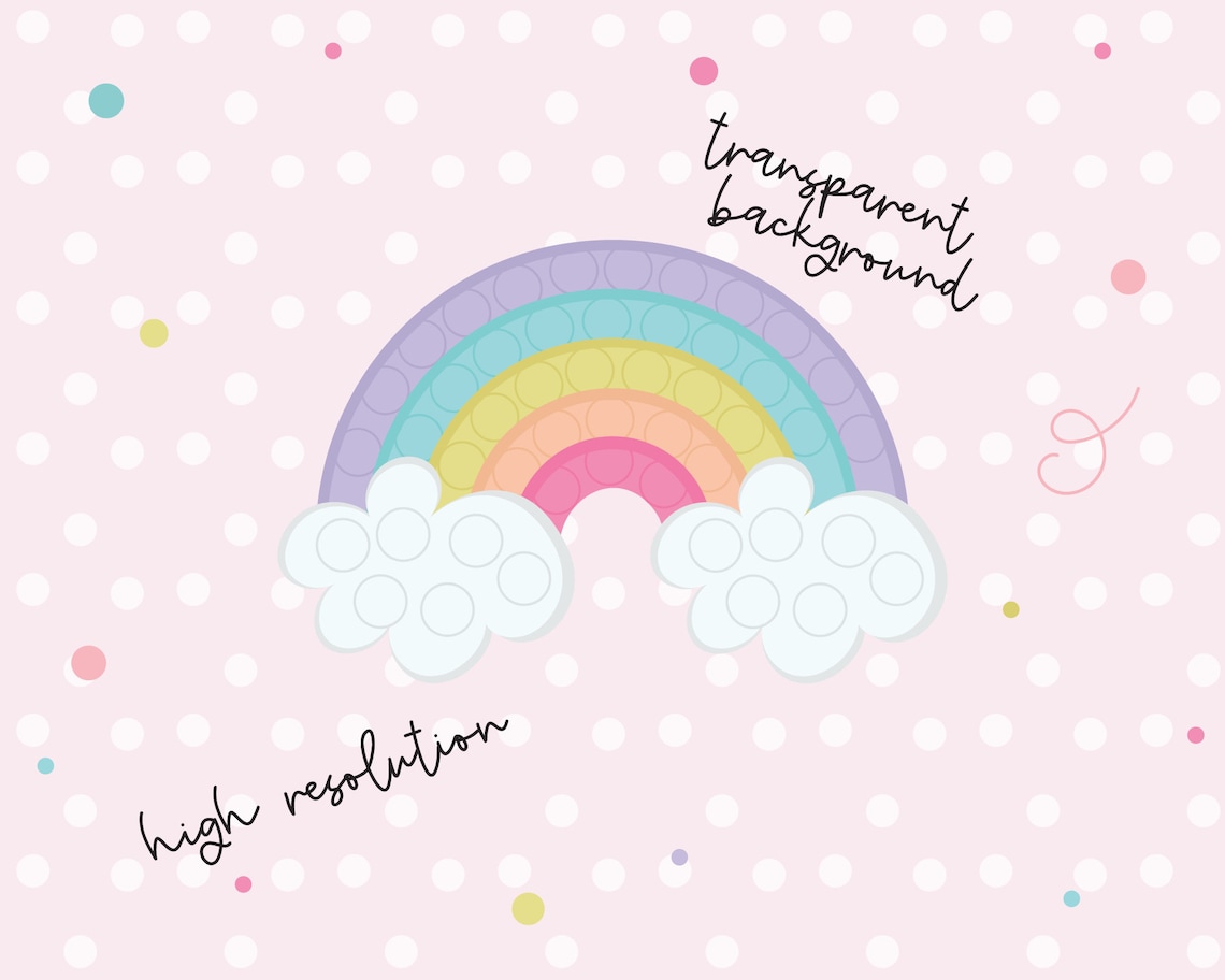 NEW Pop It Fidget Toys Clipart - Sensory Toys Clipart Illustrations ...