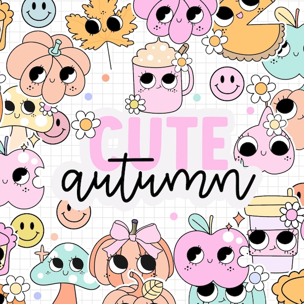 Cute Summer Items Clipart Cute Clipart pastel Illustrations Summer ...