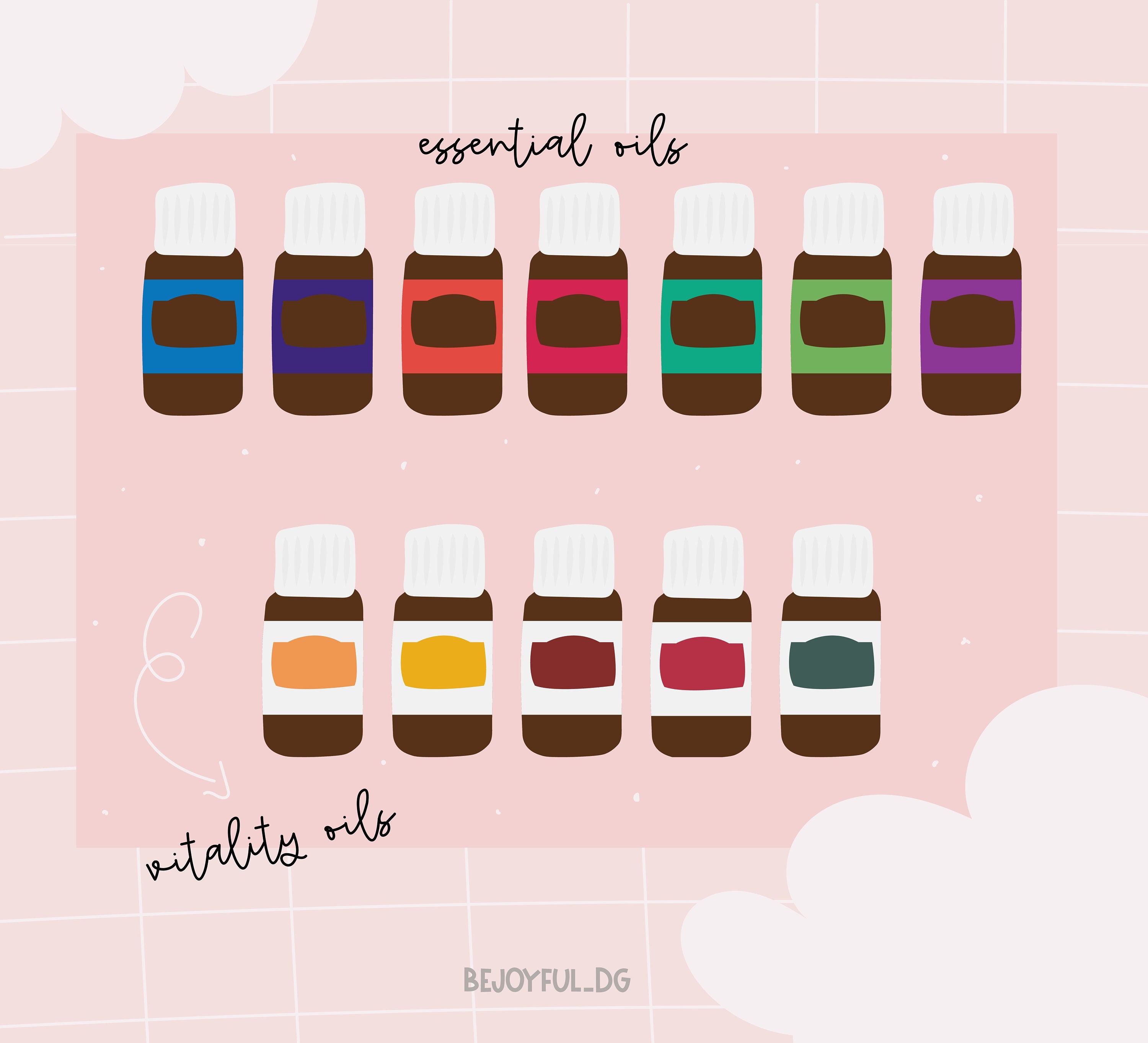 Essential Oils Clipart Illustrations - PNG Images - Young Living Oils ...