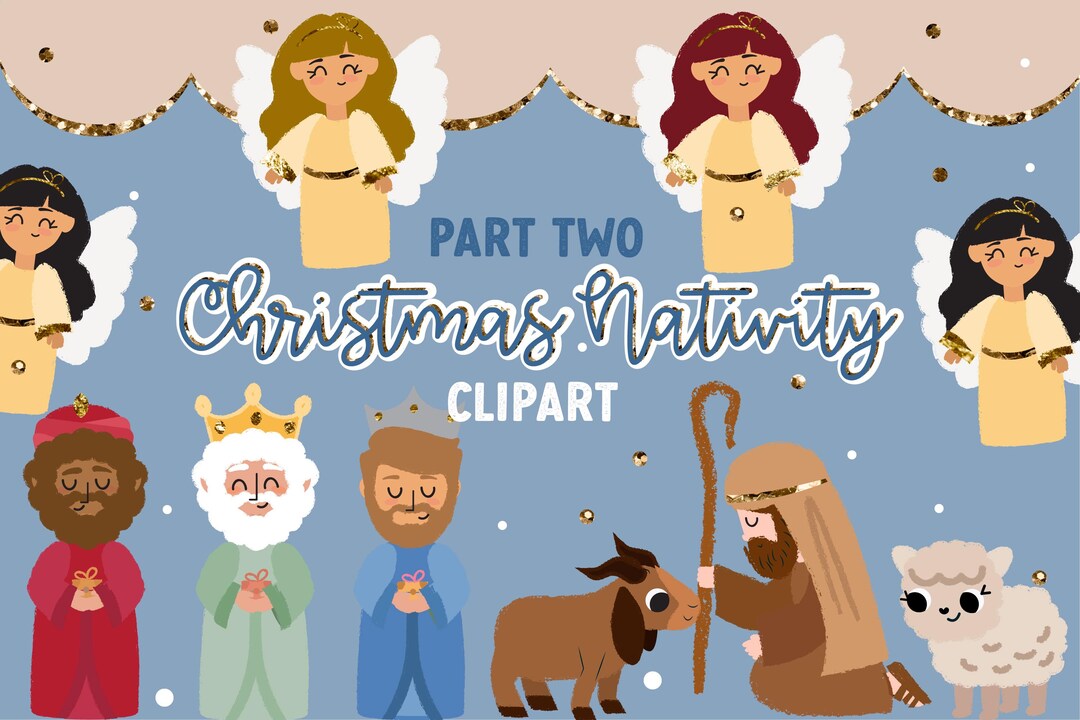 Christmas Nativity Clipart - Cute Christmas Clipart- Baby Jesus ...