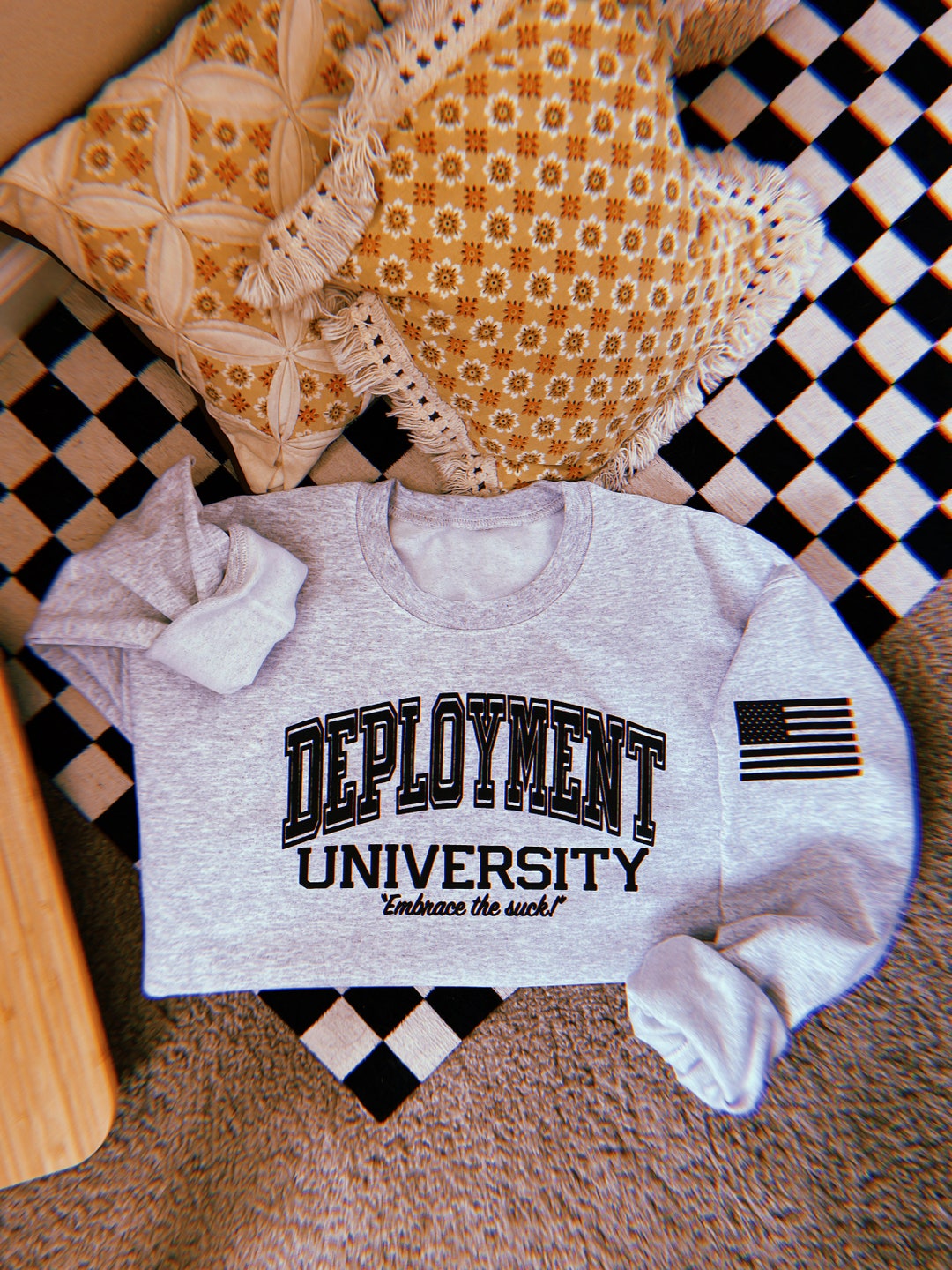Deployment University Shirt Embracing the Suck Milspouse - Etsy