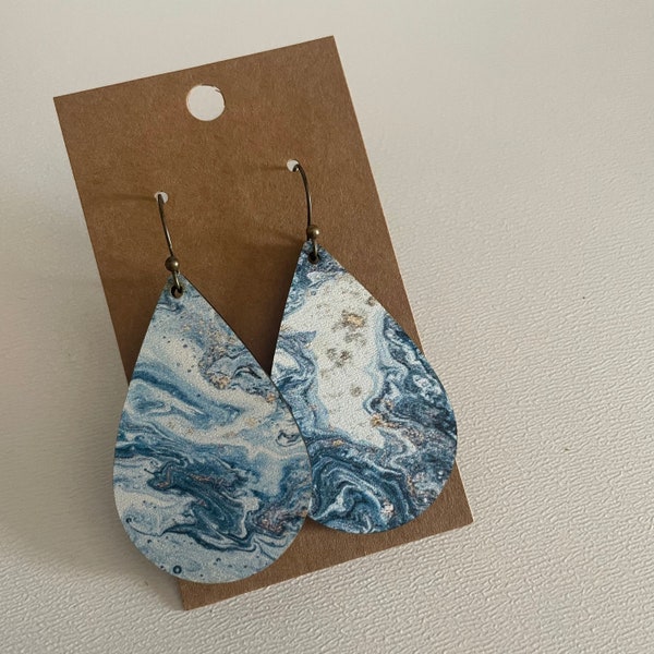 Marble Earrings - Etsy