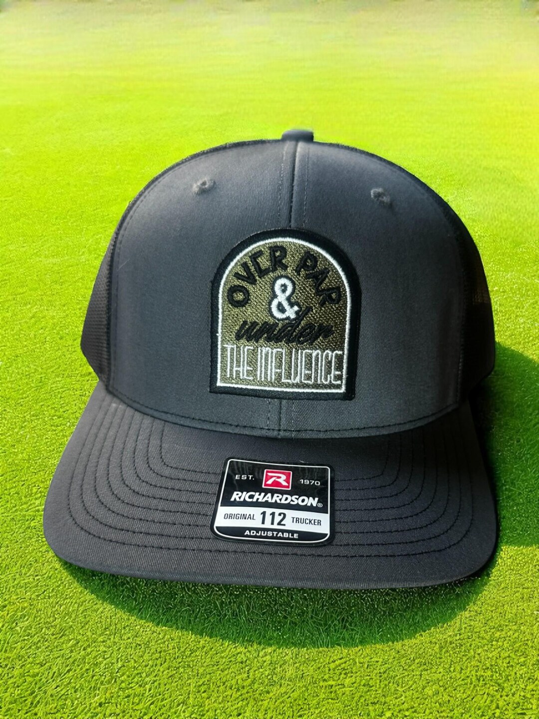 Funny Golf Trucker Hat: Embroidered Golf Humor Patch, Richardson 112 - Etsy