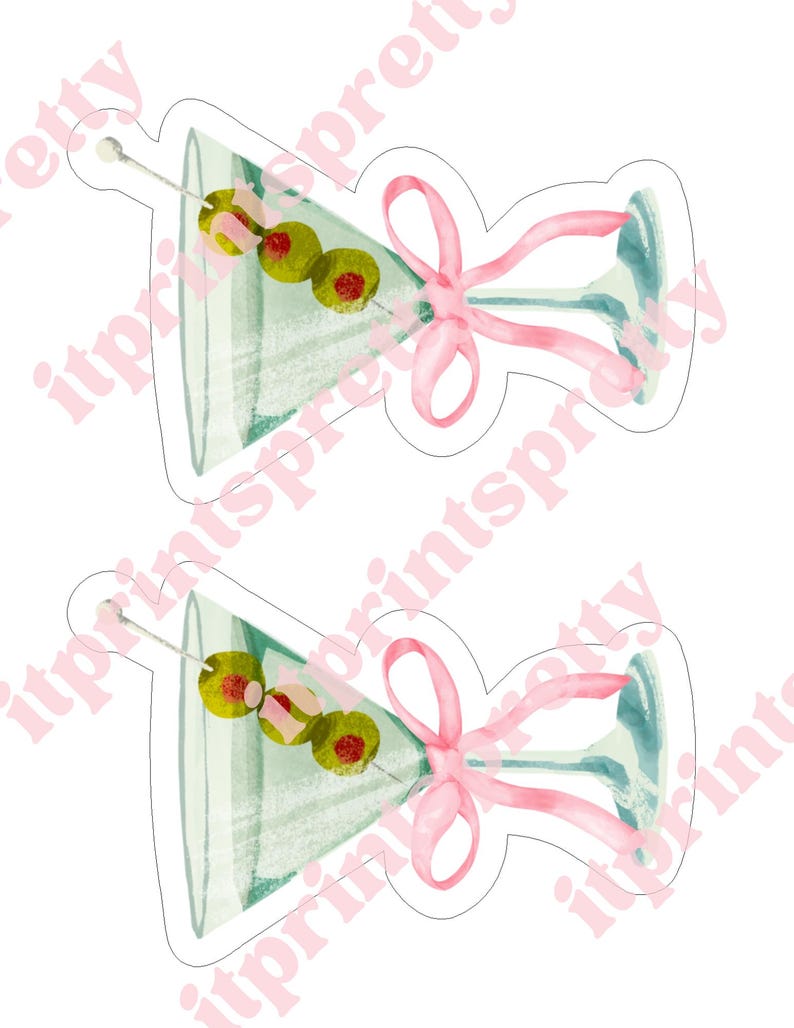 Martini Banner Printable | A Tini Bit Older | Birthday Decorations ...