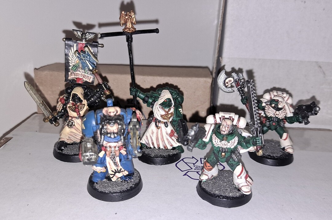 5 Piece Dark Angel Command Gaming Miniatures 40K - Etsy UK