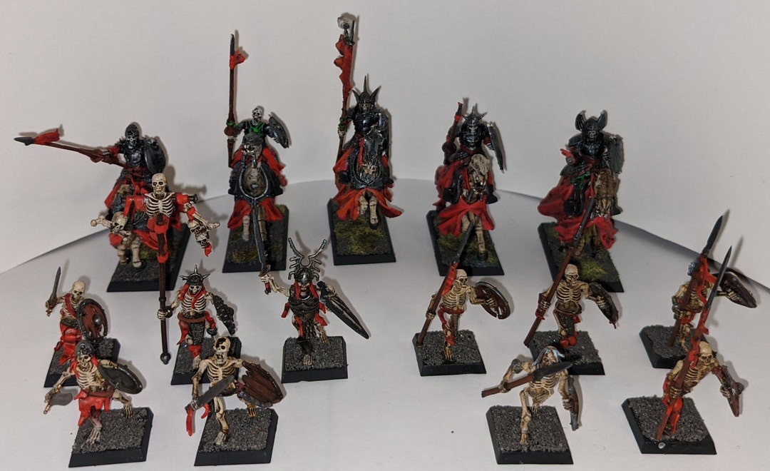 15 Piece Warhammer Fantasy Battle Undead Set Role Playing Miniatures - Etsy