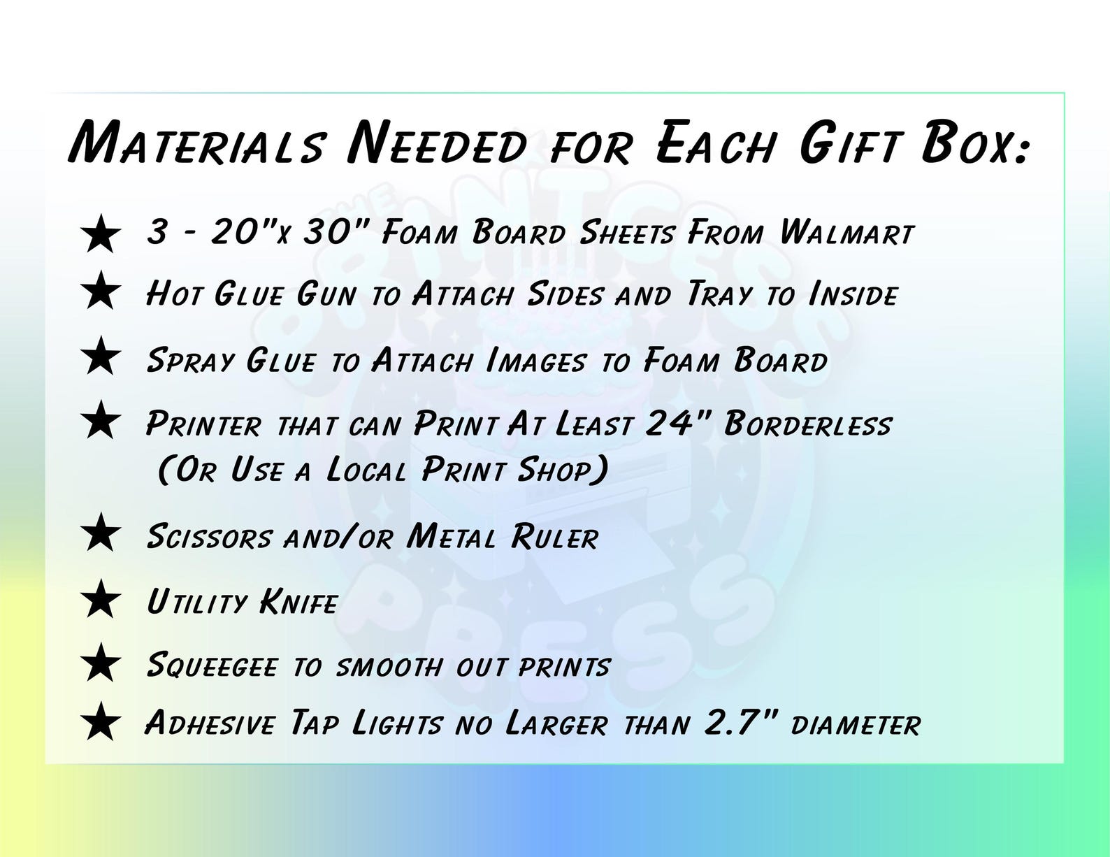 Vanity Table Gift Box Template Canva Frame | Vanity Template Gift Box ...