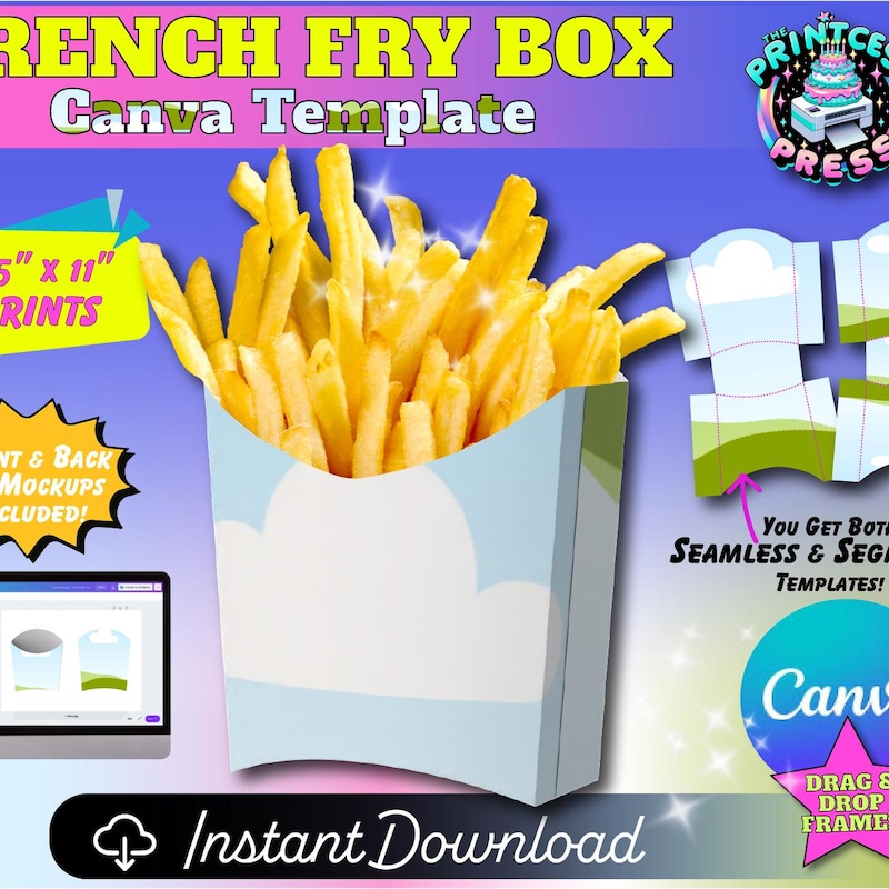 Custom Fries Holders - Etsy