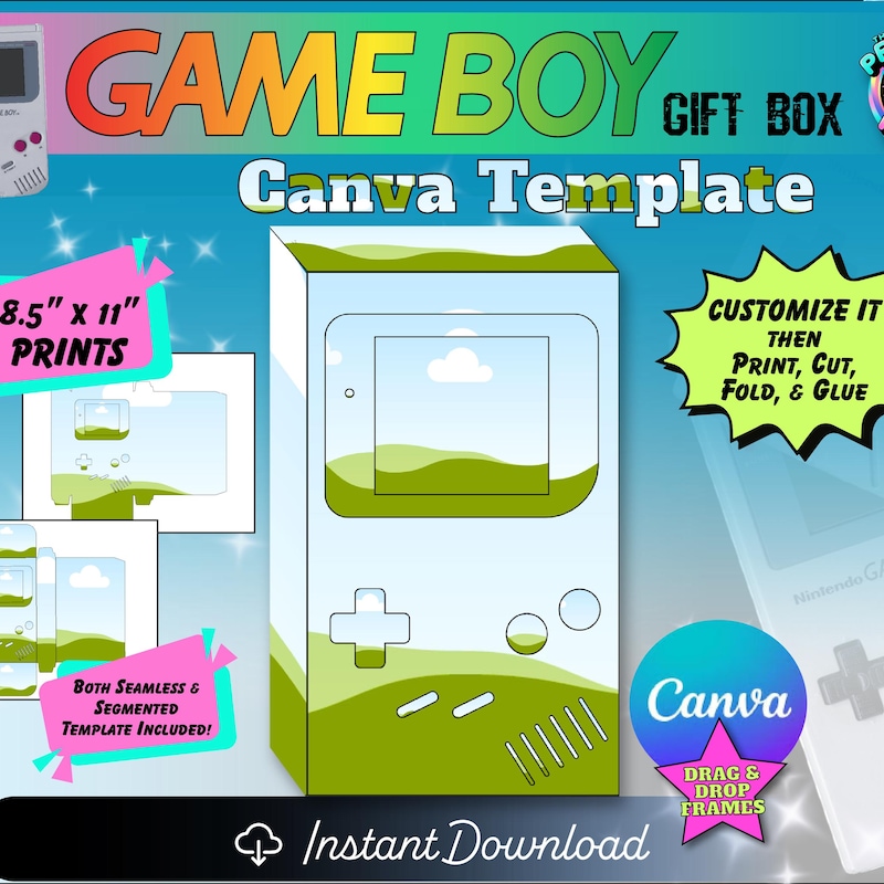 Gameboy super mario box - Etsy.de
