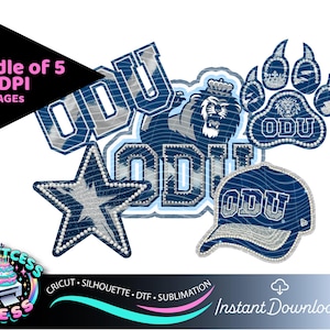 ODU Clip Art Bundle of 5 PNG Images | ODU Logo Designs | Images for ...