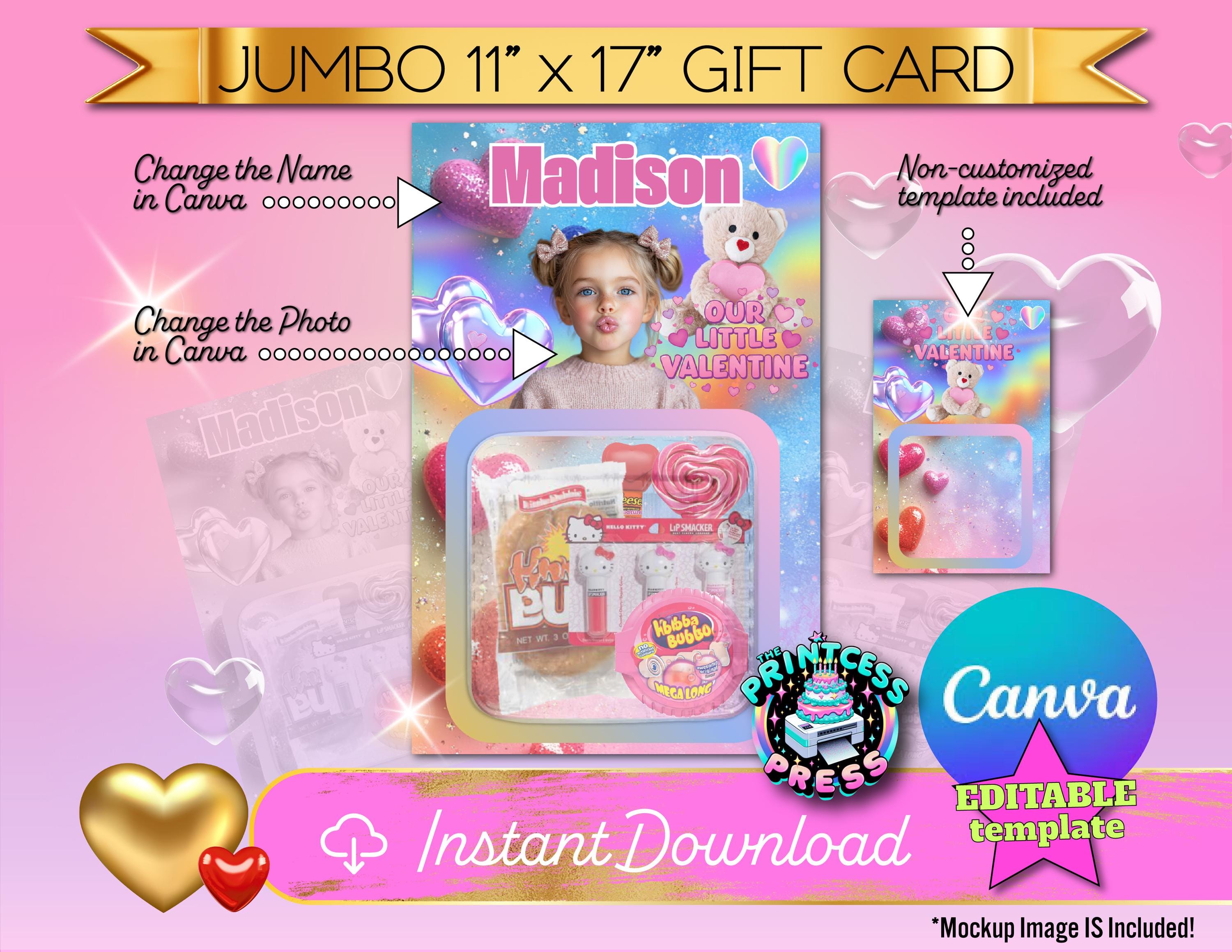 Jumbo Card Template Custom Oversized Cards & Jumbo Cards