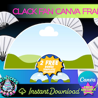 Clack Fan Template - Etsy
