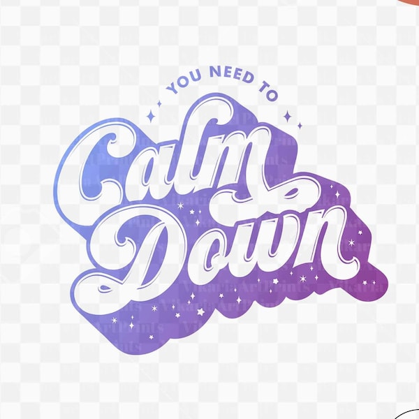 Buy You Need to Calm Down Svg Online In India - Etsy India