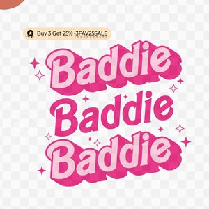 Baddie Baddie SVG Png Files Instant Download, Sublimation PNG, SVG, Svg ...
