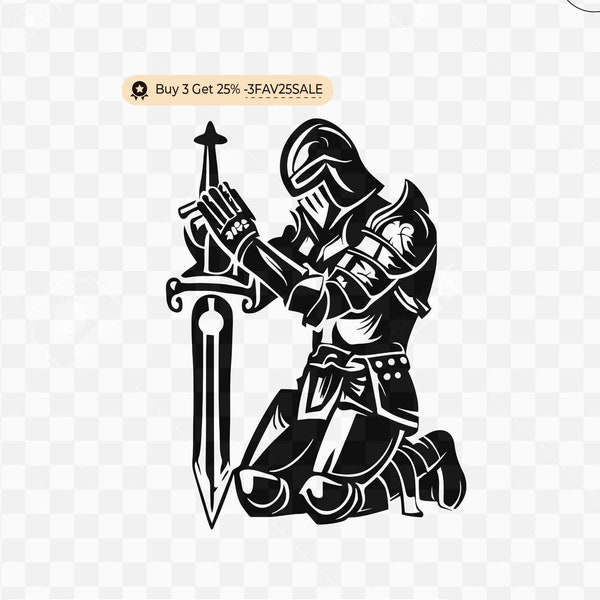 Knight Svg - Etsy