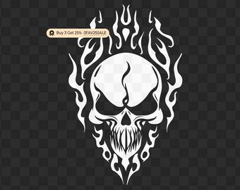 Skull Pinstriping Art Vintage Hand Drawn Digital File SVG, PNG, EPS - Etsy