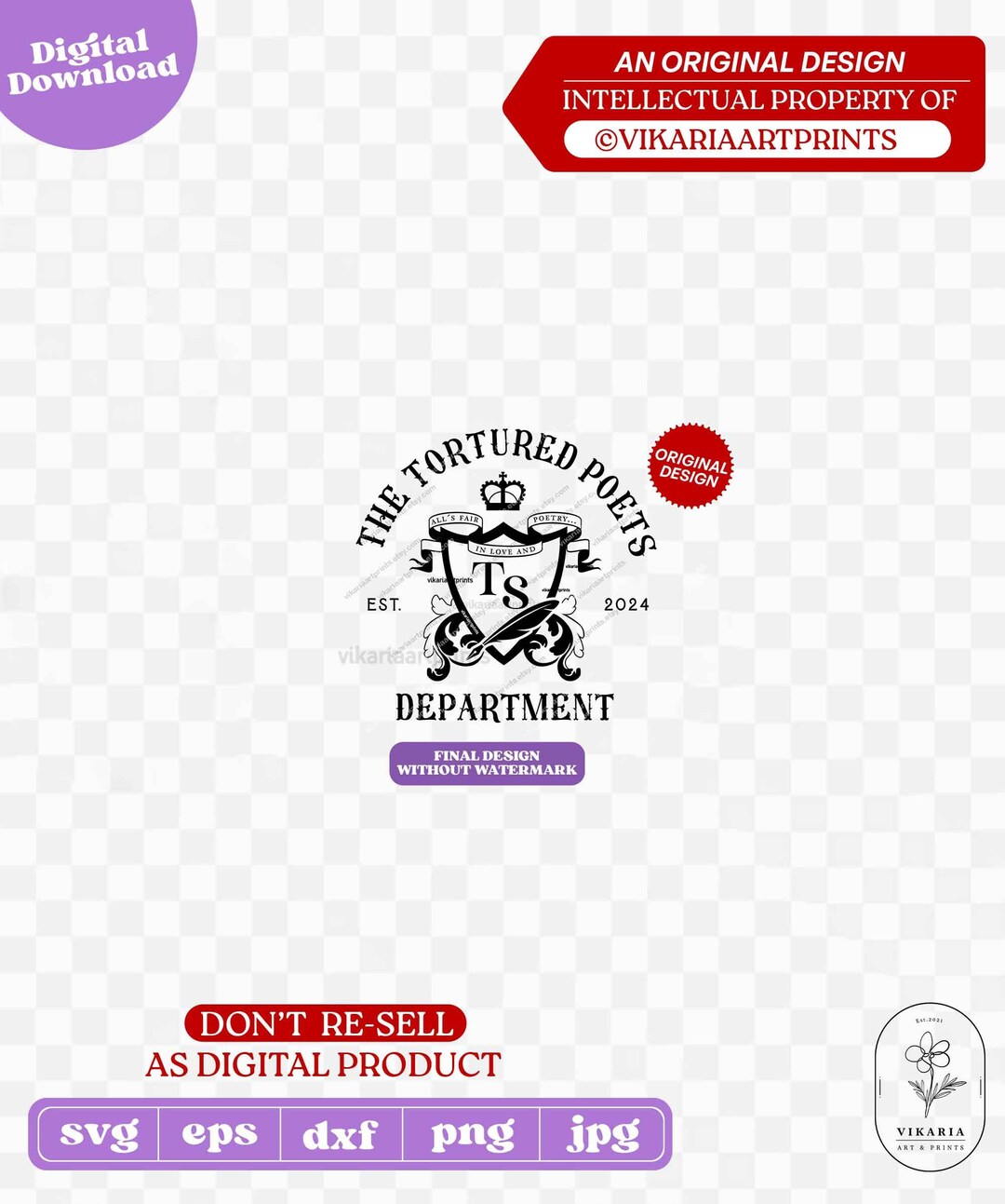 The Tortured Poets Department, TPD SVG PNG, Instant Download, Taylor ...