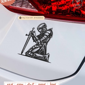 Armor Warrior Kneel Pray Svg 3, Sword Svg, Shield Svg, Knight Svg ...
