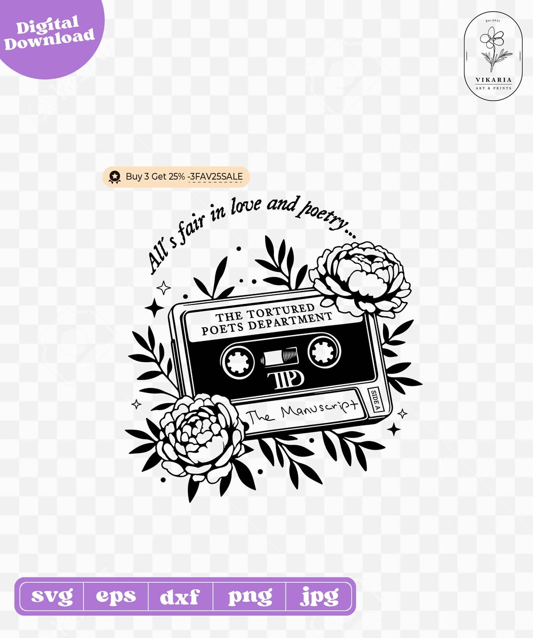 The Tortured Poets Department, TPD SVG PNG, Instant Download, Taylor ...