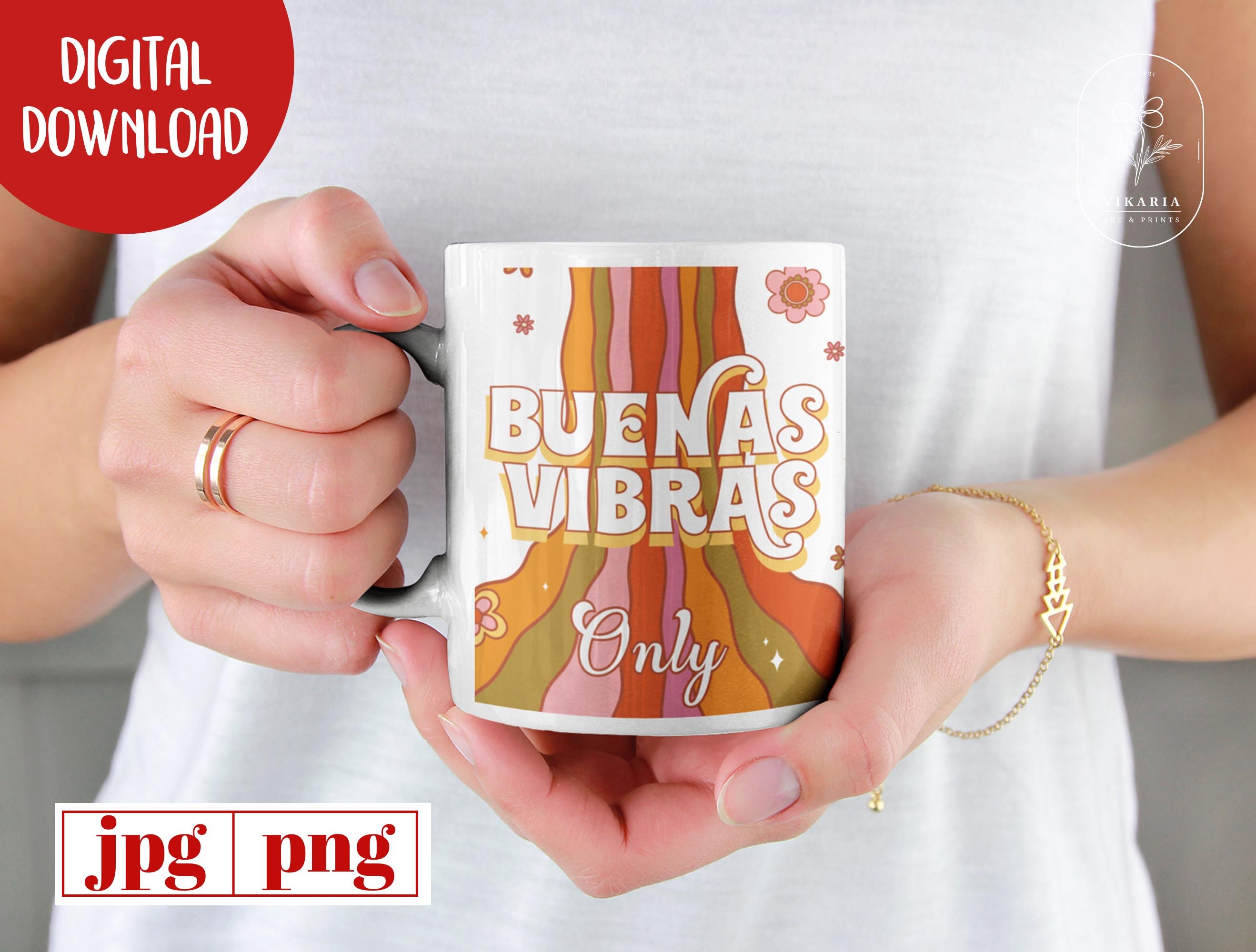 Buenas Vibras PNG Good Vibes Png Retro Png Sublimation - Etsy