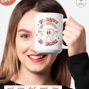 Plaque is Wack Svg, Cute Dentist Dental Assistant Shirt Sublimation ...