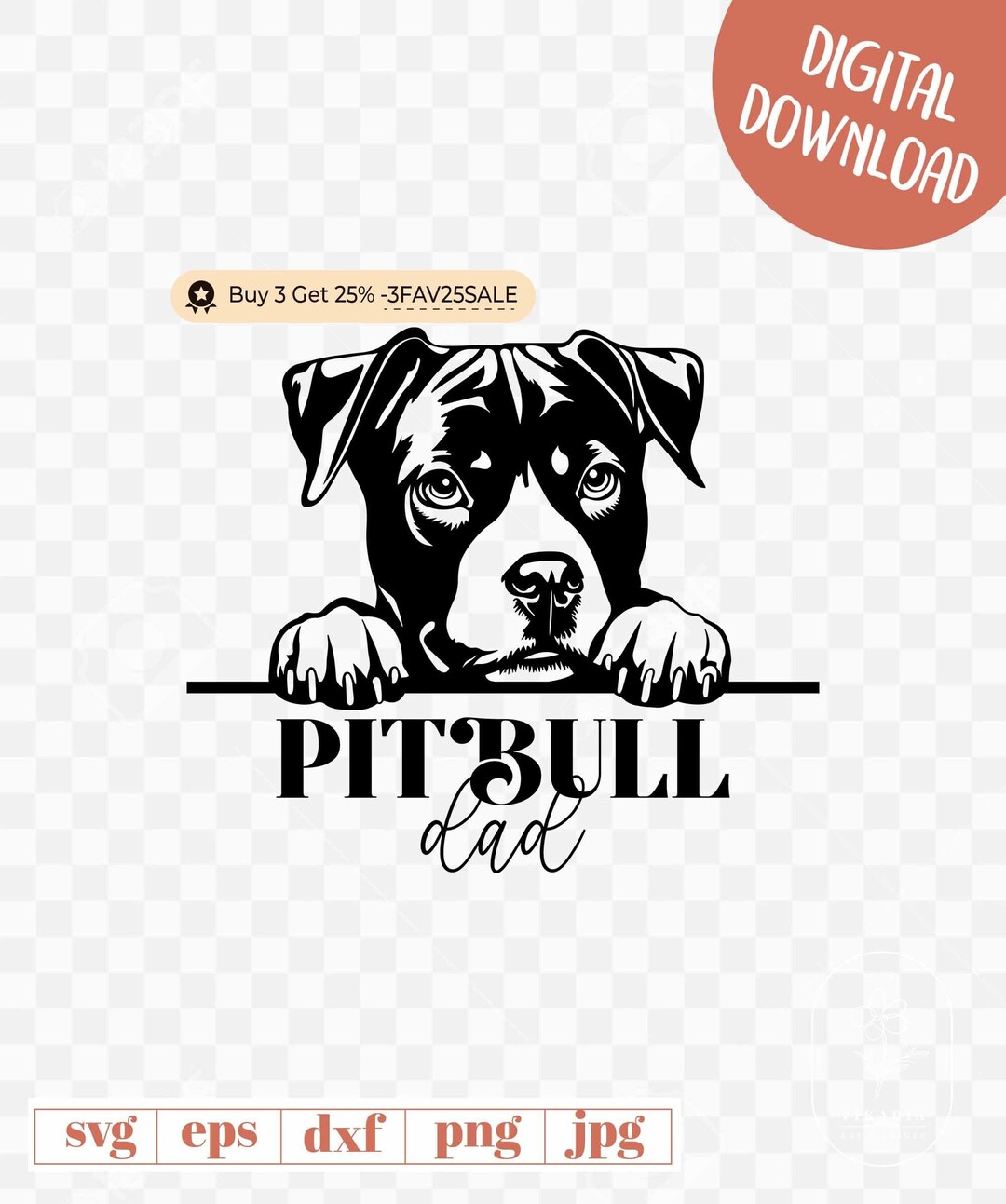 Pitbull Svg, Pitbull Dad Svg, Pitbull Love, Pit Bull Svg, Pittie Dad ...