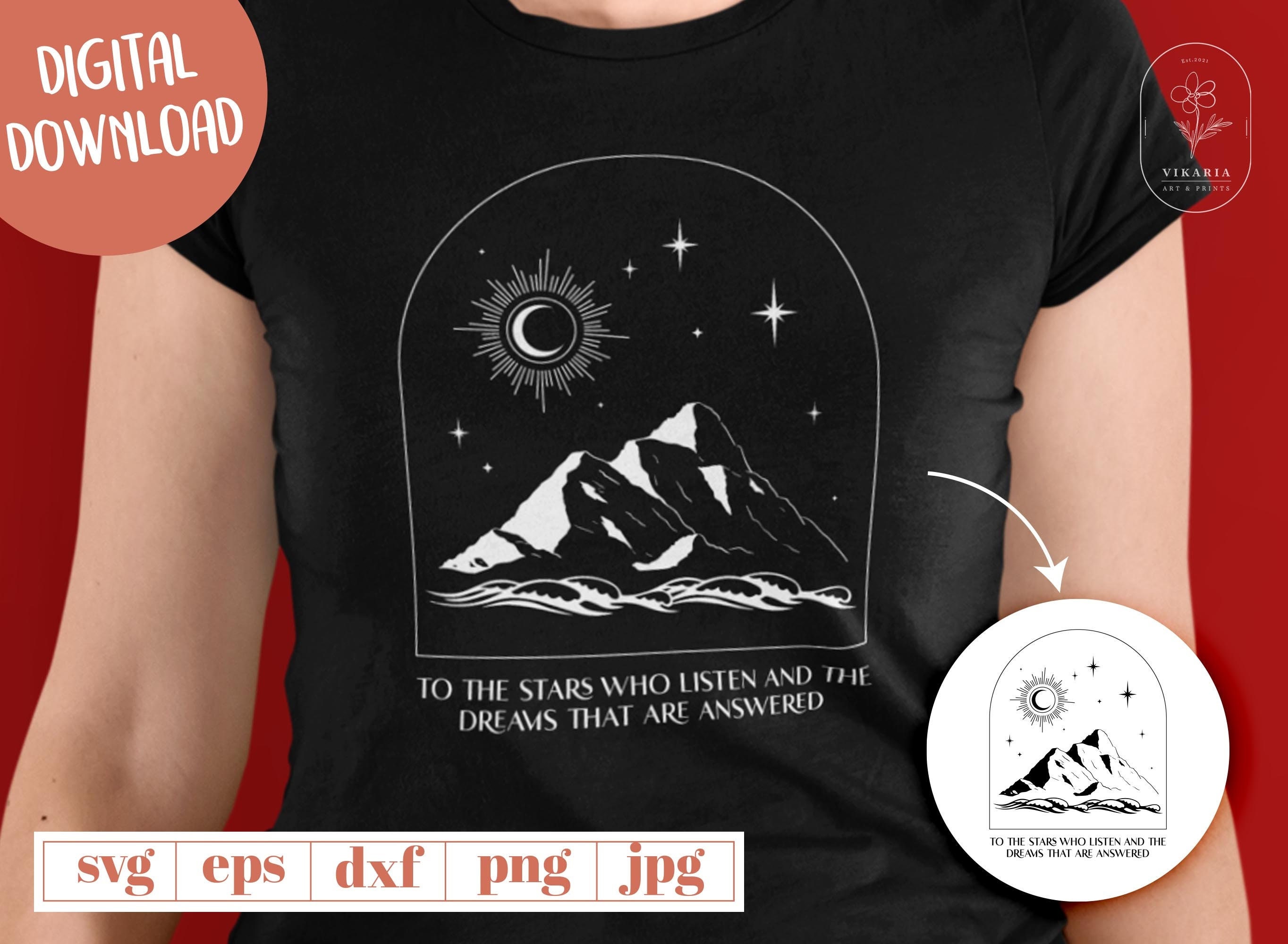 ACOTAR Svg for Cricut Night Court Png A Court of Thorns and - Etsy Ireland