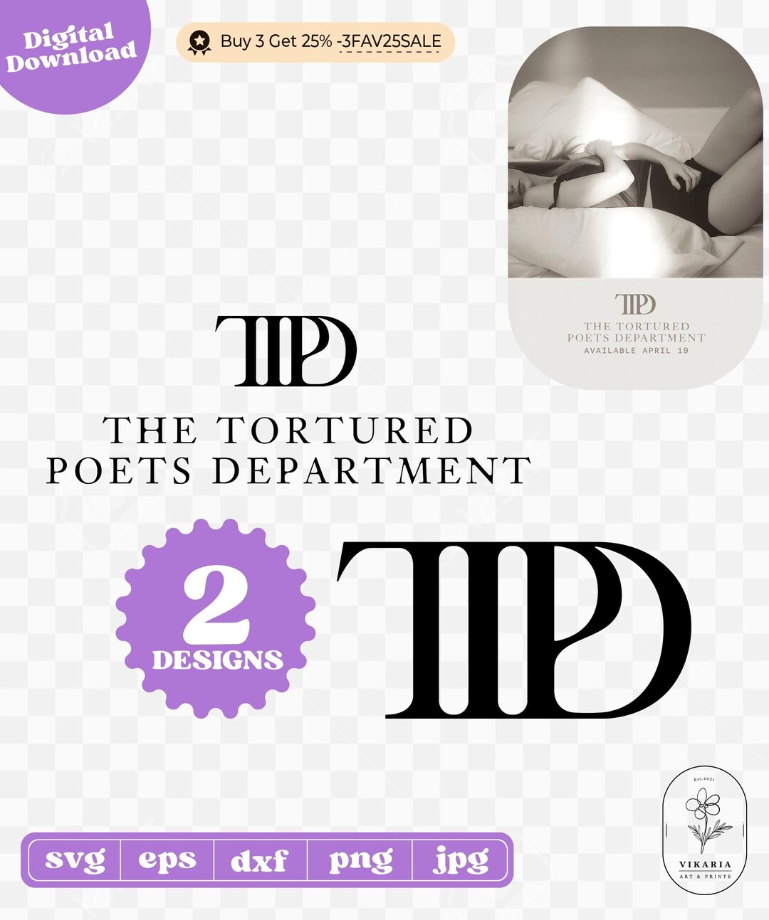 The Tortured Poets Department, TPD SVG PNG, Instant Download, Taylor ...