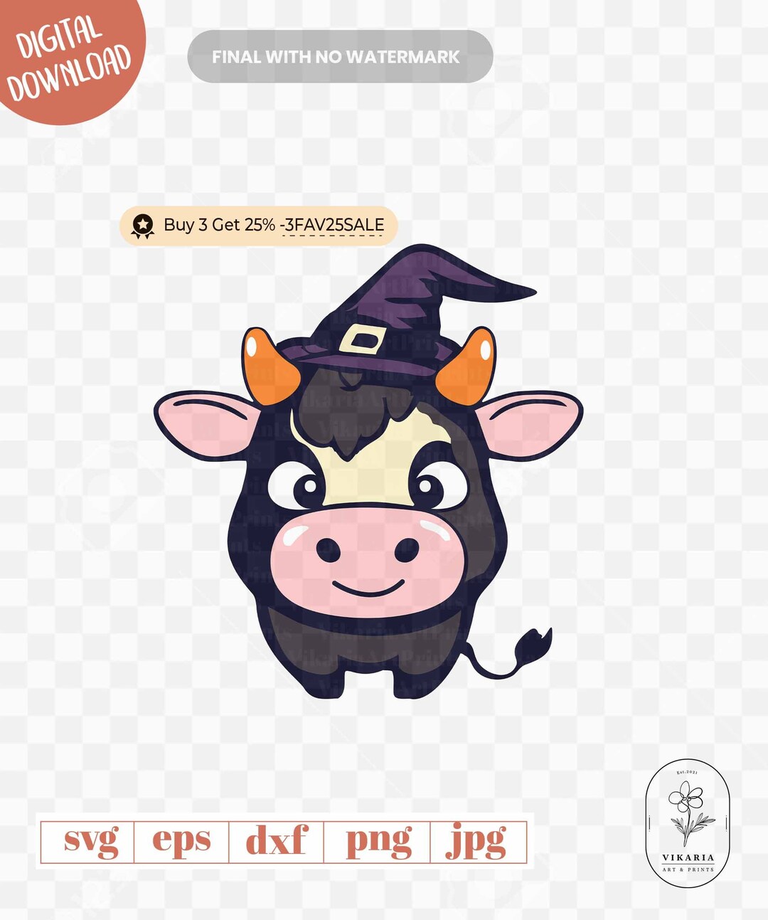 Cute Halloween Svg, Cute Ghost SVG, Halloween Cow Svg, Cute Cow Svg ...