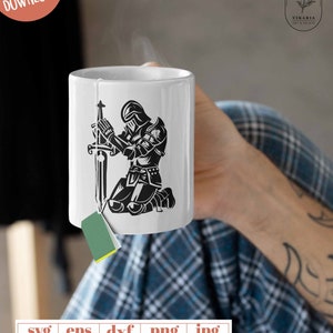 Armor Warrior Kneel Pray Svg 2, Sword Svg, Shield Svg, Knight Svg ...