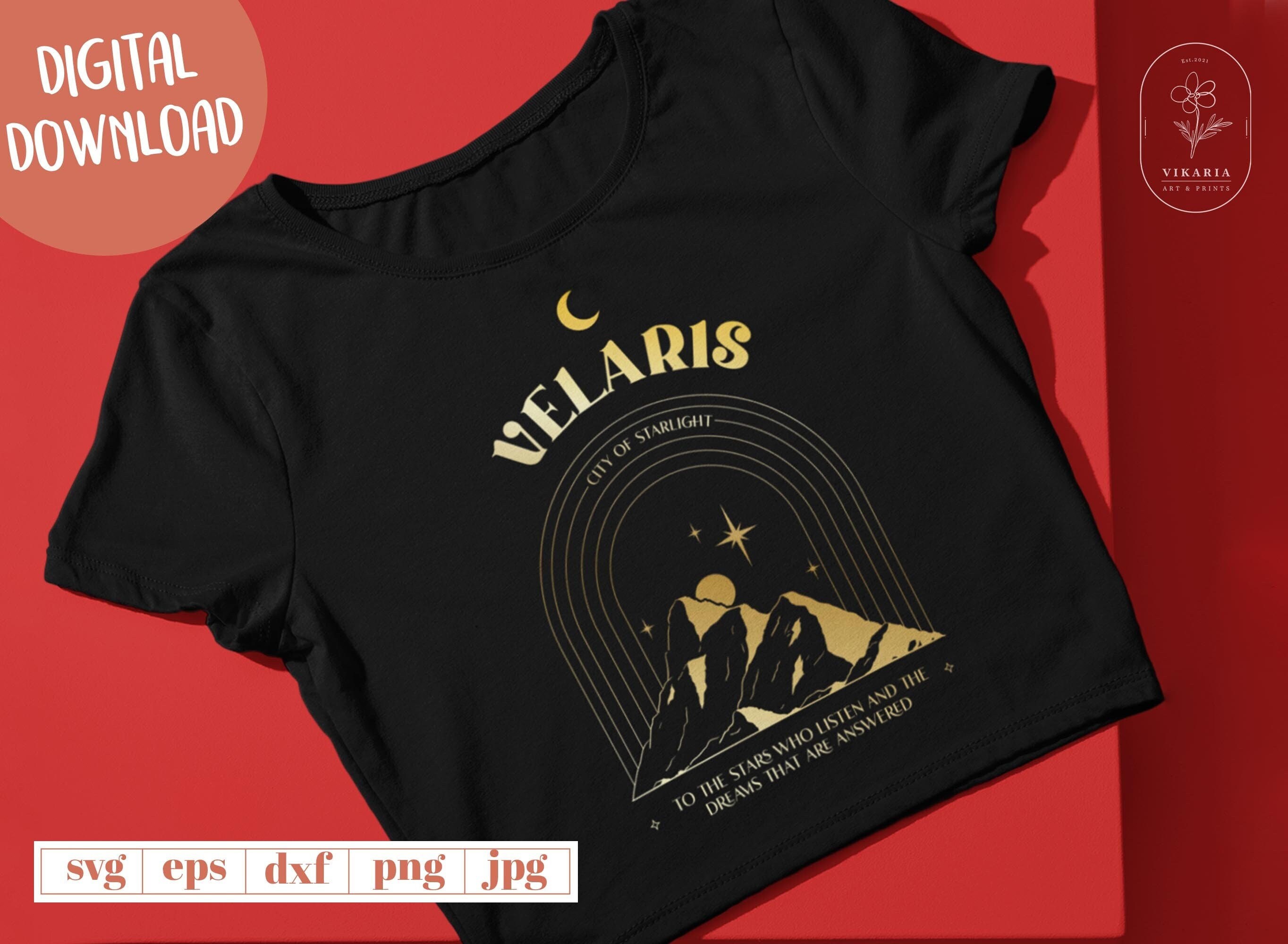 ACOTAR Svg & Png Files Acotar Svg for Cricutnight Court Png - Etsy UK