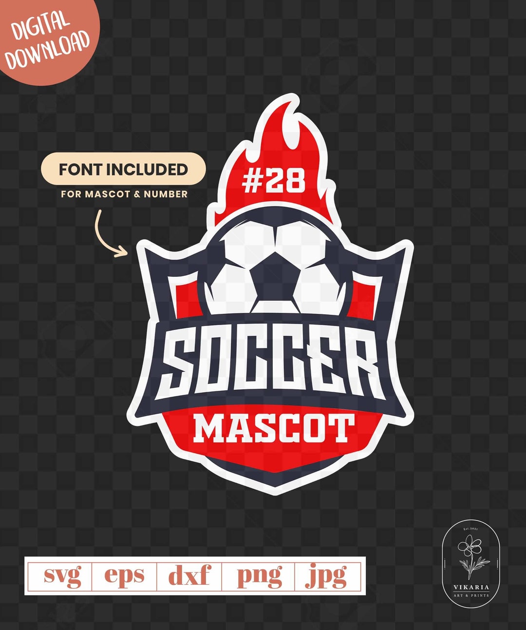 Soccer Team Svg, Png Dxf Eps, Soccer Team Logo, Soccer Team Banner ...