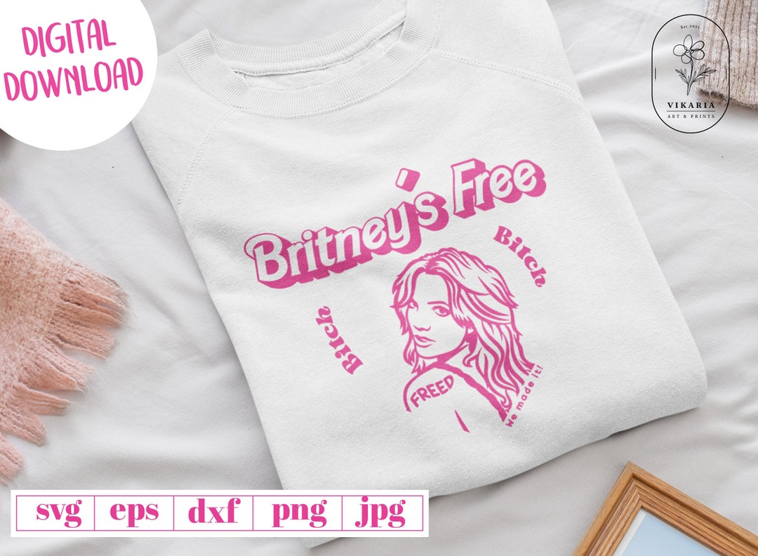 Freed Britney Spears Svg Britnyes Free SVG Britneys Free - Etsy