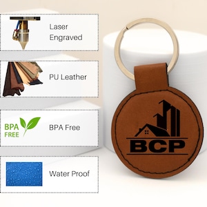 Custom Logo Keychain, Promotional Products, Custom Leather Keychain ...