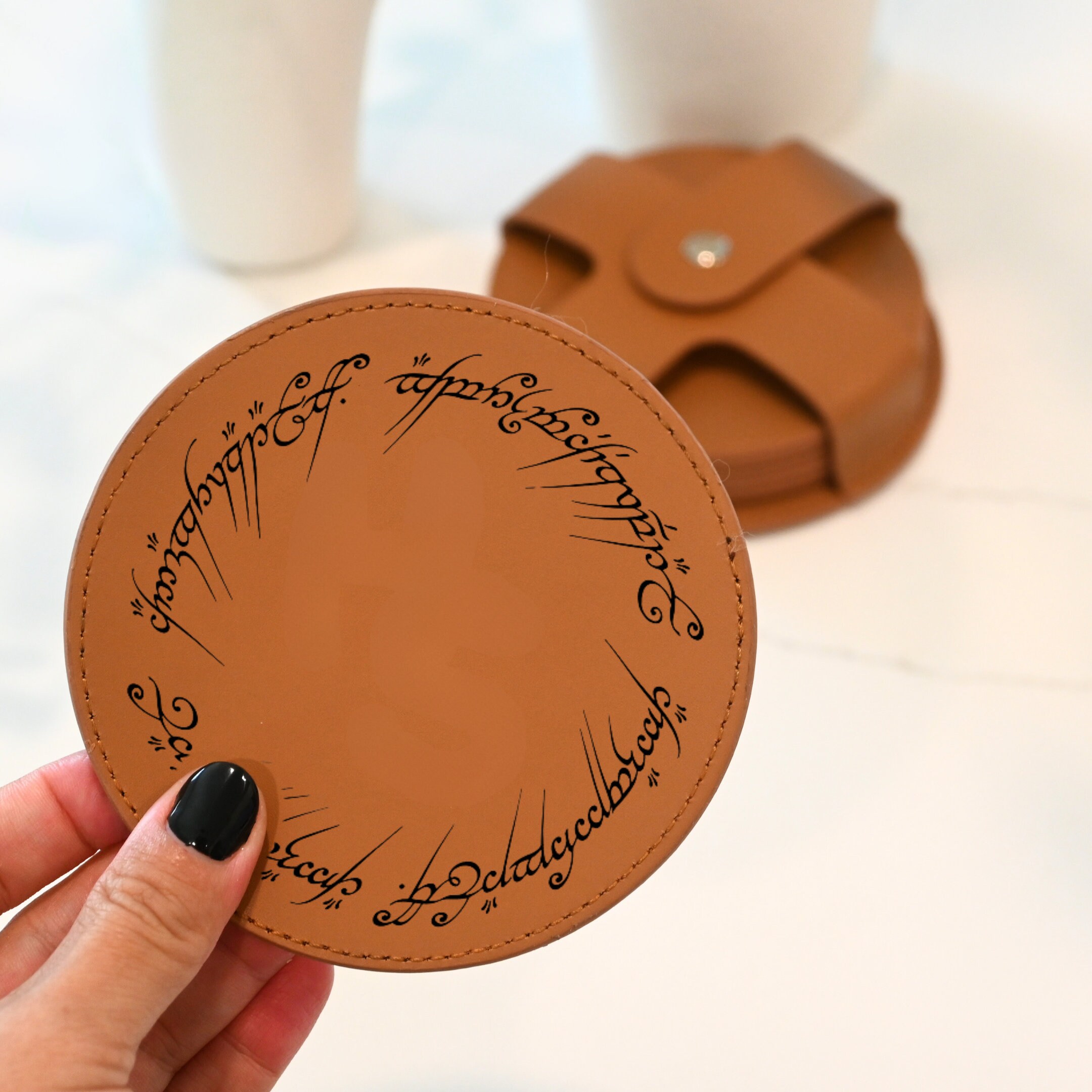 Set of 6 Lord of the Rings Coasters, Custom Engraved Lord of the Rings ...