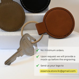 Custom Logo Keychain, Promotional Products, Custom Leather Keychain ...