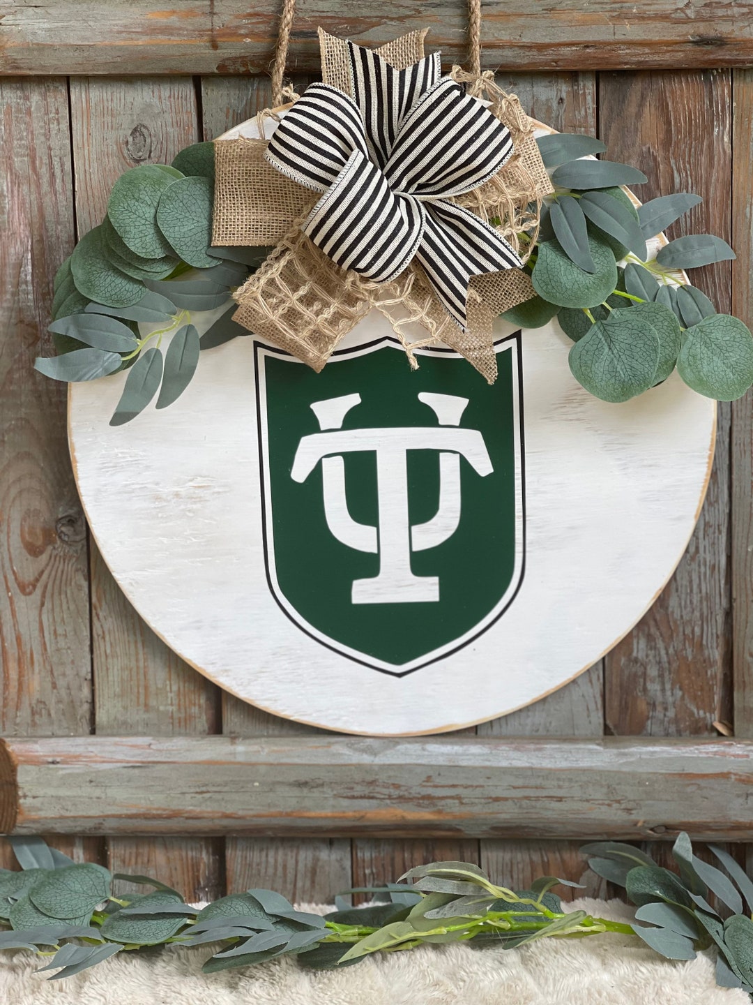 Tulane Door Hanger - Etsy