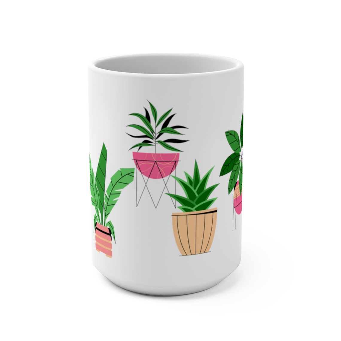 Cute Plant Mug | Houseplant Mug | Plant Lover Gift | Plant Mom Mug ...