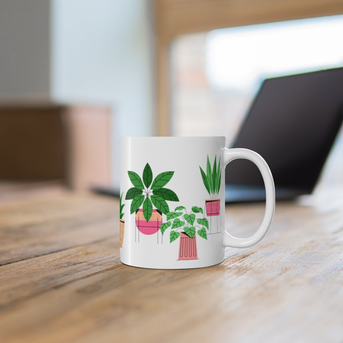 Cute Plant Mug | Houseplant Mug | Plant Lover Gift | Plant Mom Mug ...