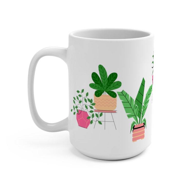 Cute Plant Mug | Houseplant Mug | Plant Lover Gift | Plant Mom Mug ...