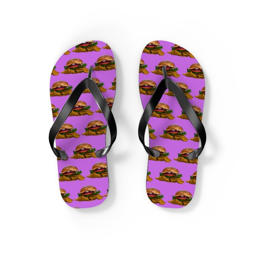 Squeeze Burger Flip Flops - Etsy Österreich