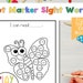 Dot Marker Reading Practice Coloring Pages | Third 100 Sight Words ...