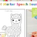 Dot Marker Speech Sound Practice Coloring Pages /k/ Sound Words Early ...